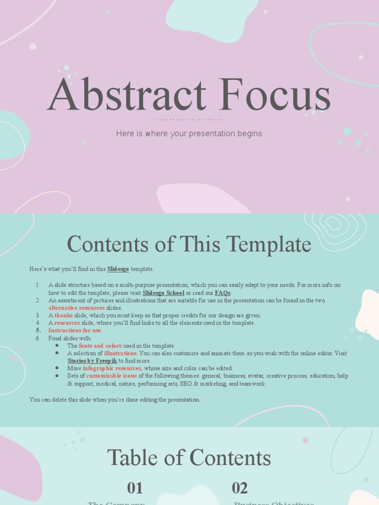 Abstract Focus: Here Is Where Your Presentation Begins | PDF | Planets ...