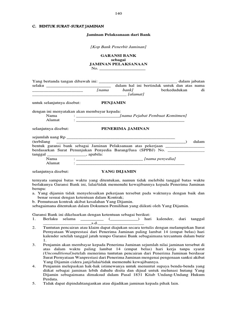 Contoh Jamlak Dari Doklang | PDF