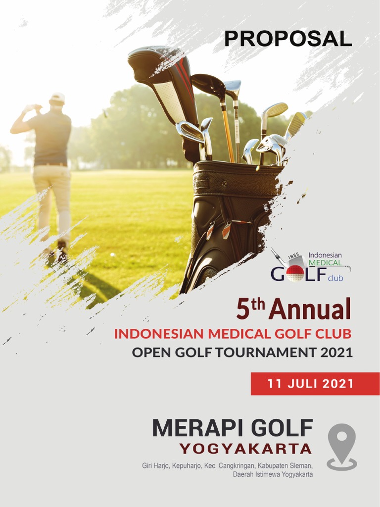 Proposal Turnamen Golf Medis 2025 | PDF