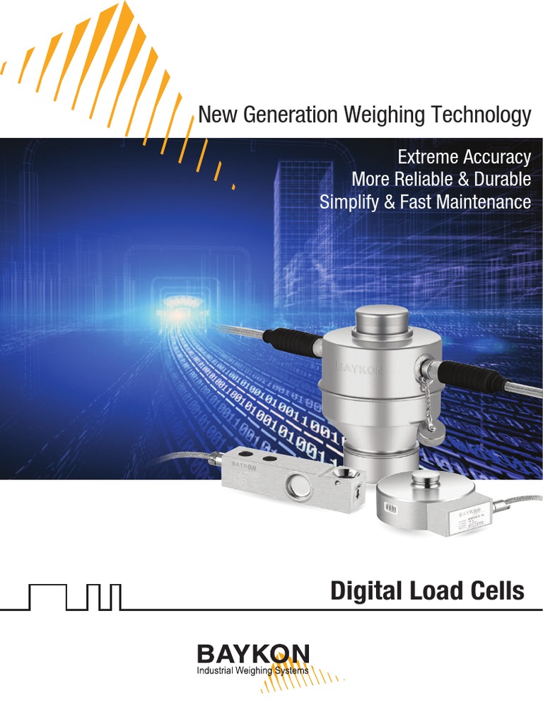BAYKON Digital Load Cells Overview | PDF | Weighing Scale | Stainless Steel