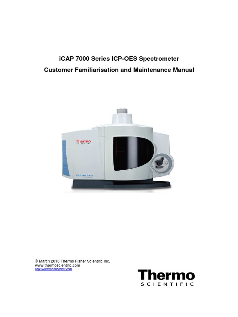 iCAP 7000 Familiarisation v1-01 | PDF | Applied And Interdisciplinary ...