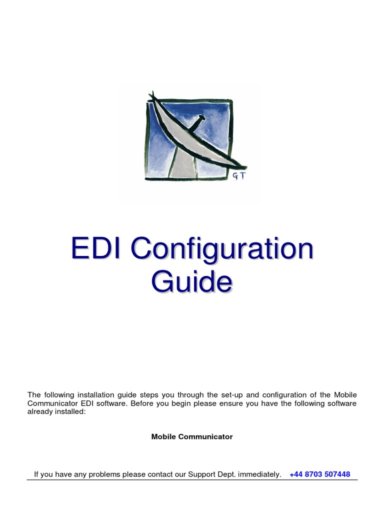 EDI Configuration Manual | PDF | Electronic Data Interchange ...