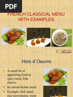 17-Course French Menu Guide | PDF | Hors D'oeuvre | Soup