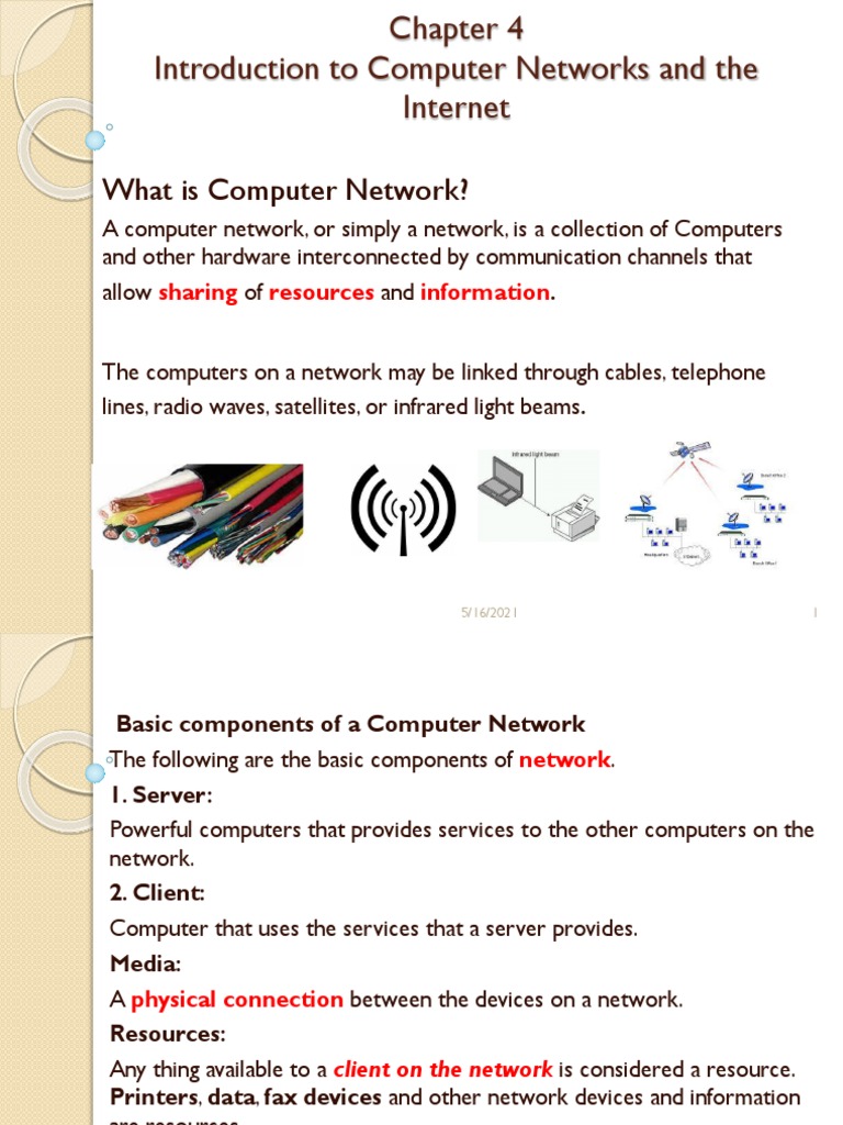 Chapter 4 Computer Network and The Internet2 | PDF | Transmission Medium | Network Topology