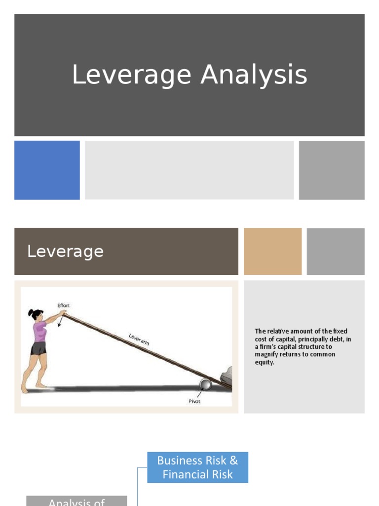 Leverage Analysis | PDF | Leverage (Finance) | Cost Of Capital