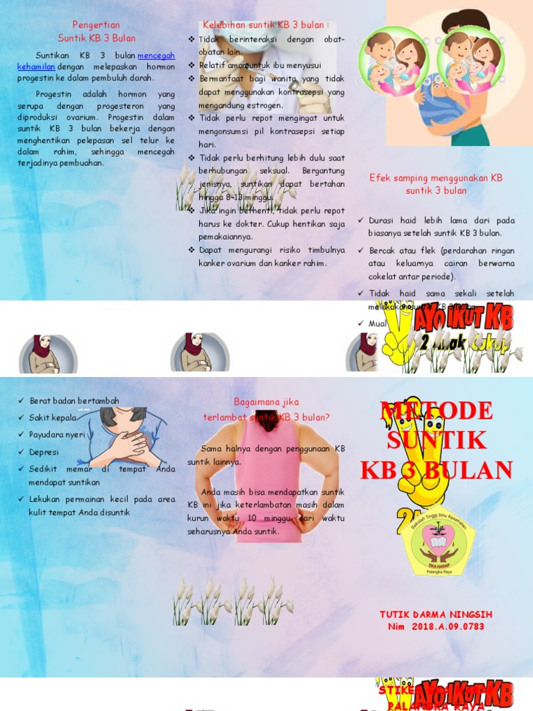 Panduan Suntik KB 3 Bulan dan Efeknya | PDF