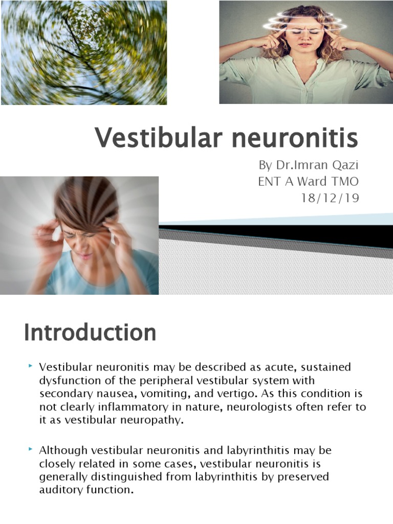 Vestibular Neuronitis | PDF | Vertigo | Clinical Medicine