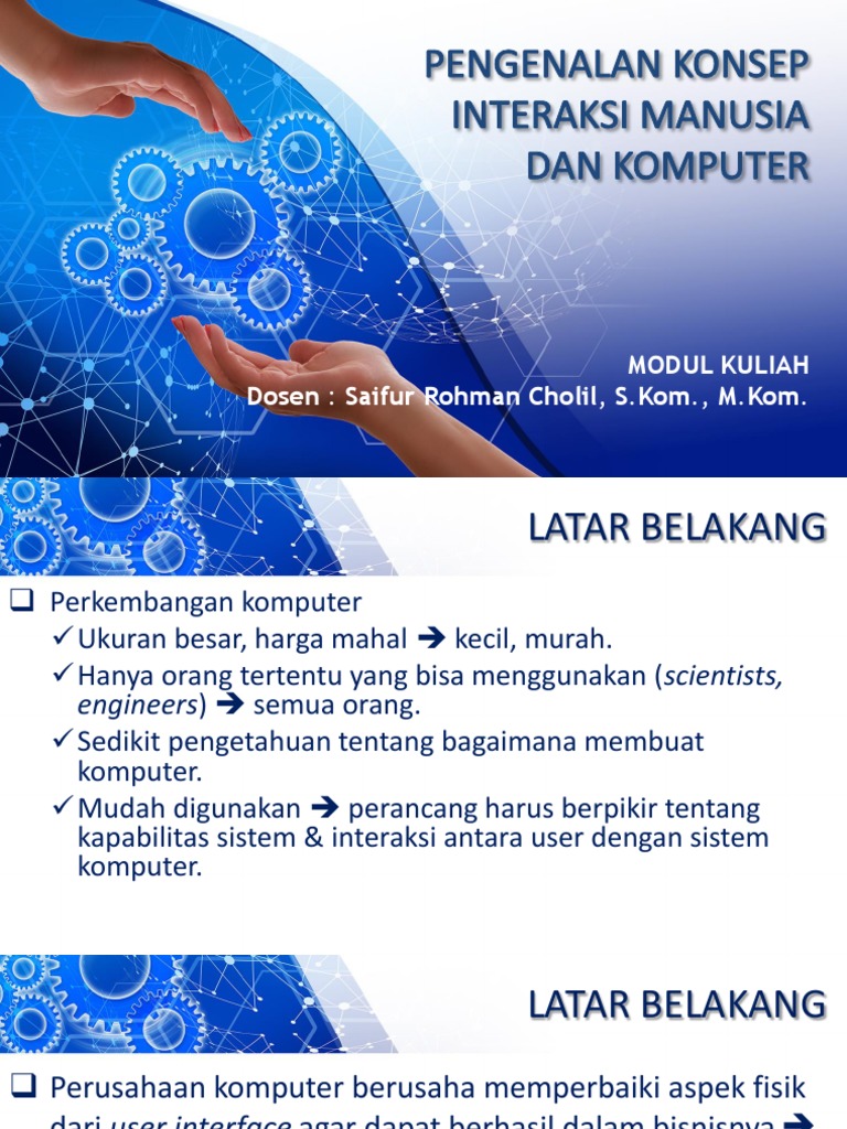 Imk-1 Pengenalan Konsep Imk | PDF