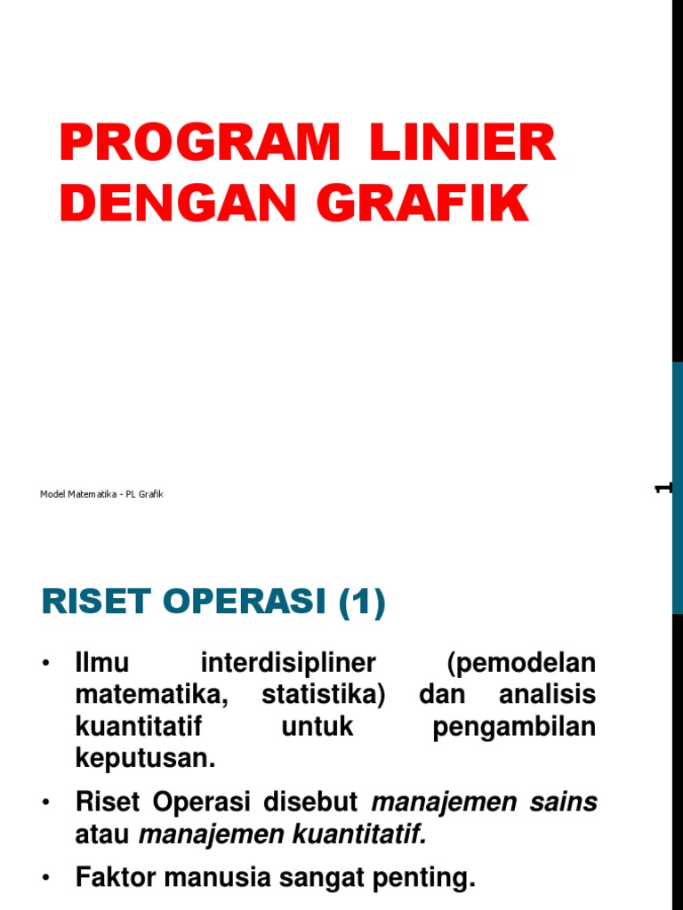 Program Linear Grafik | PDF