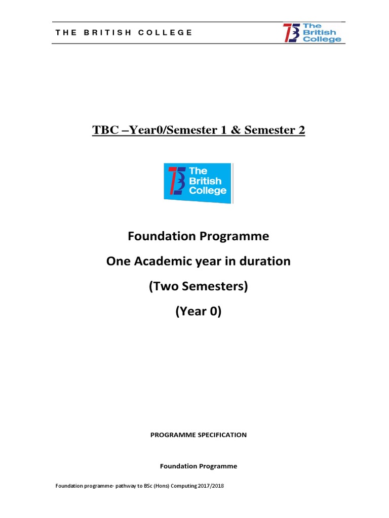 Foundation Module Handbook | PDF | Computer Network | Object Oriented Programming