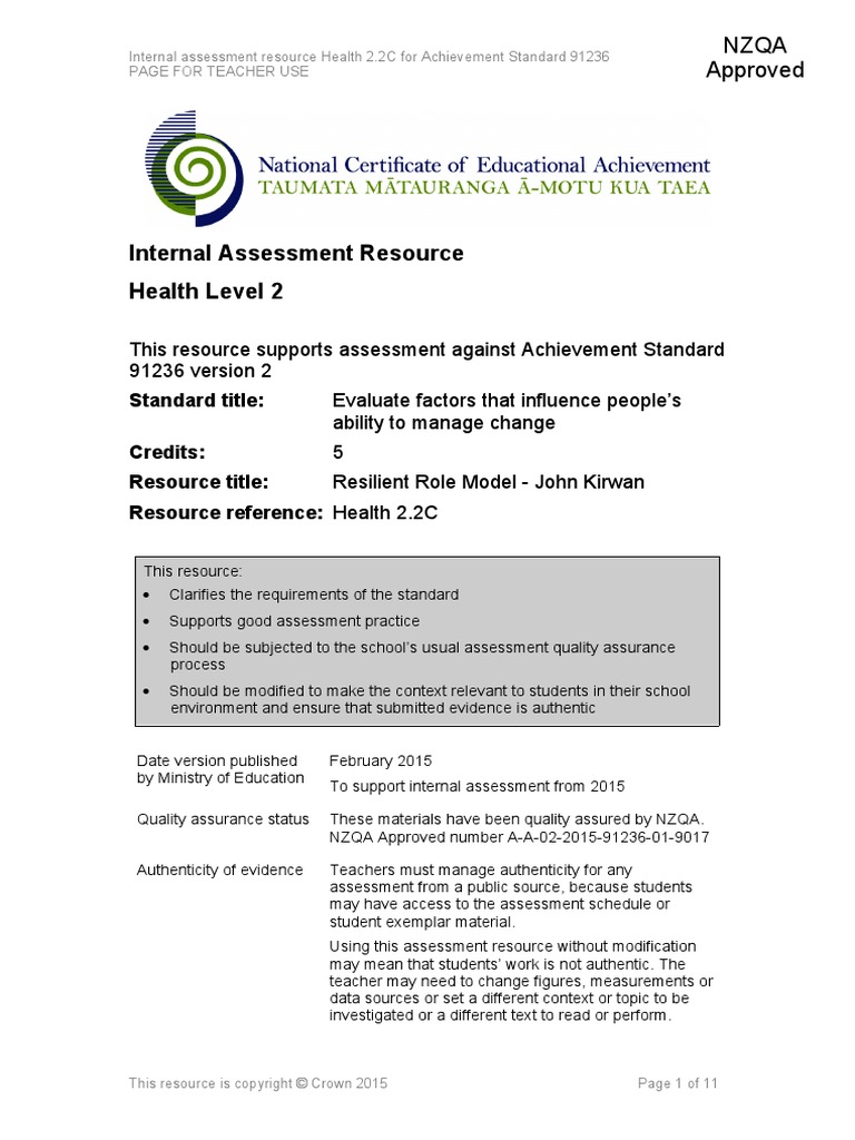 Health2 2C Feb15 | Download Free PDF | Psychological Resilience ...
