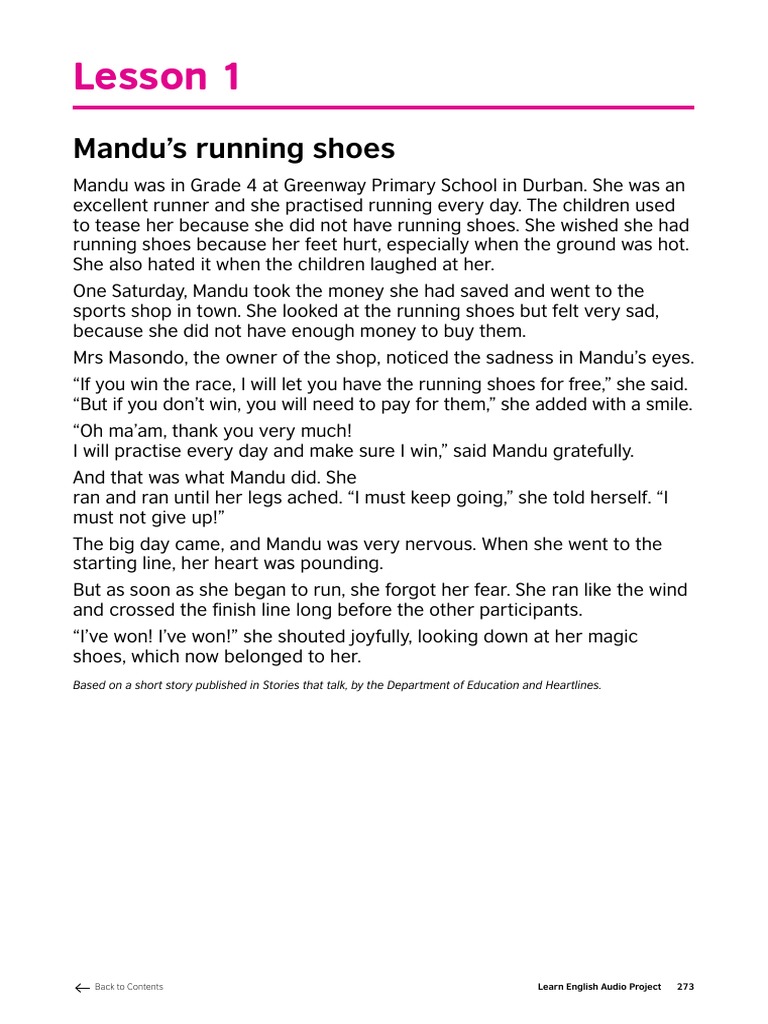 LEAP Grade 4 Story 1 | PDF