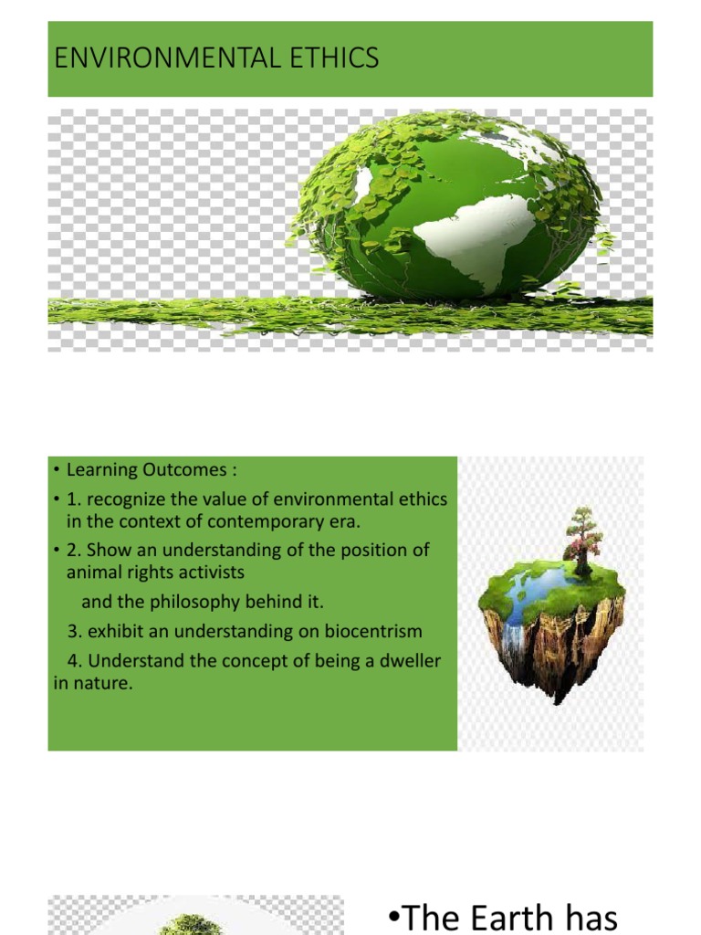 Environmental Ethics | PDF | Philosophical Theories | Human Nature