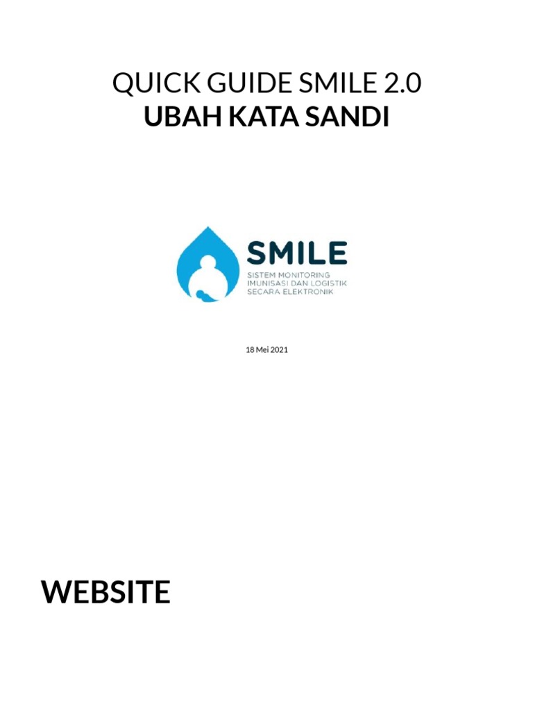 Quick Guide Ubah Kata Sandi SMILE (18052021) | PDF