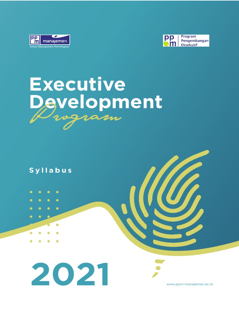 PPM Executive Development Syllabus 2021 | PDF | Educational Technology ...
