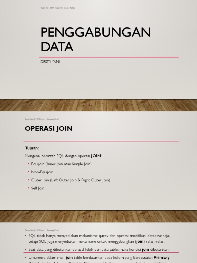 Penggabungan Data | PDF