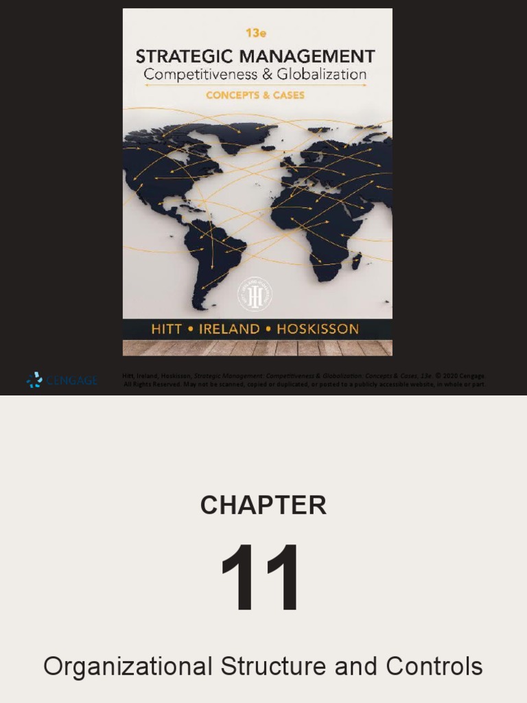 Hitt13e PPT Ch11 | PDF | Strategic Management | Organizational Structure