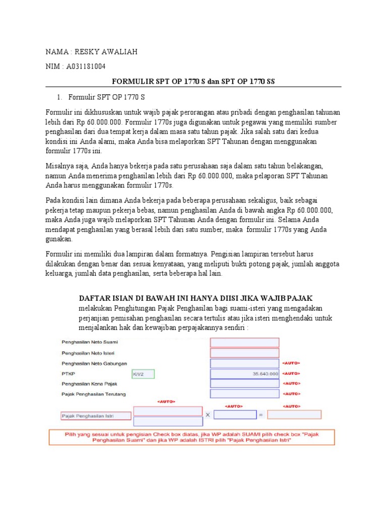 RMK SPT 1770 S Dan 1770 Ss | PDF