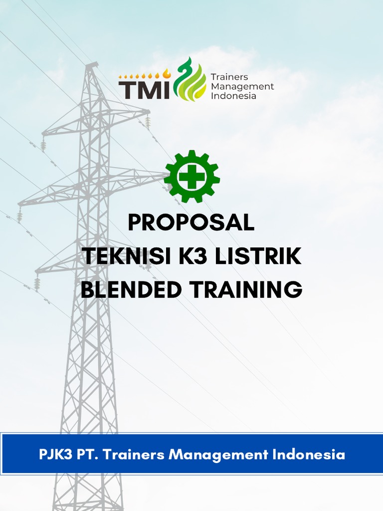 Proposal Teknisi K3 Listrik 2021 Tmi | PDF