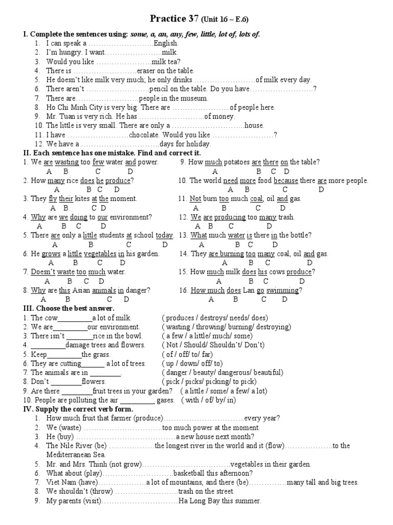 Practicing English Grammar and Vocabulary with Fill-in-the-Blank ...