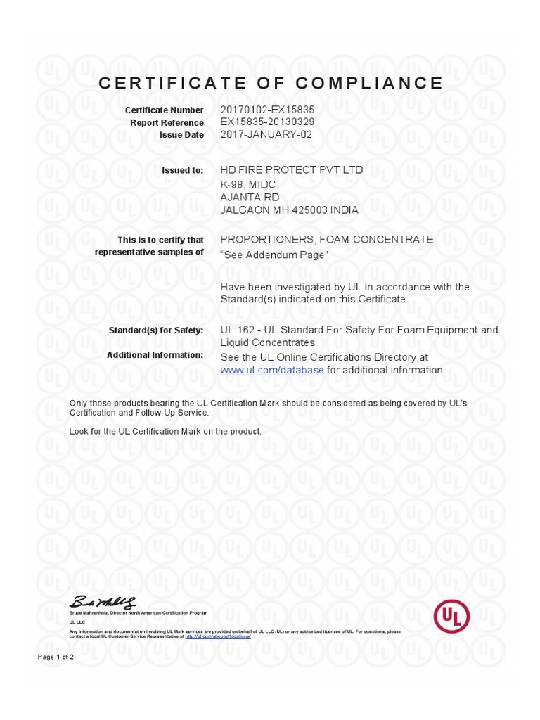 EX15835 UL COC Bladder Tank With Ratio Controller | PDF | Nature