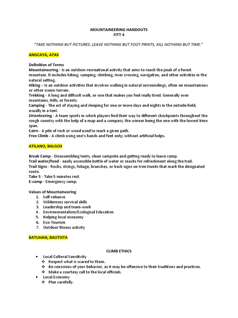 Take Nothing But Pictures, Leave Nothing But Foot Prints, Kill Nothing ...