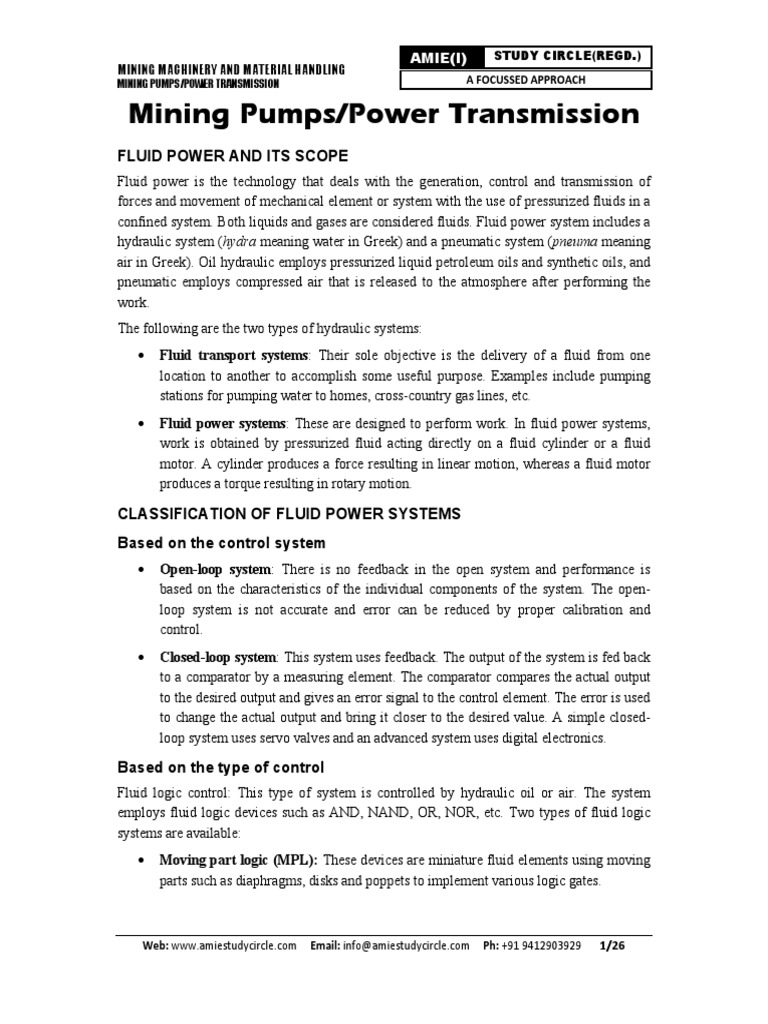 Free Samples - Amie - Chapters - Mining Pumps and Power Transmission ...