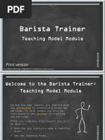 Barista Training Program Guide | PDF | Starbucks | Coffee