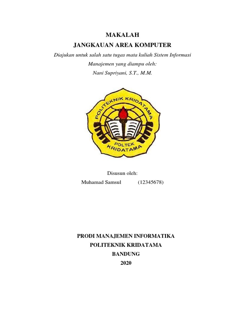 Jangkauan dan Jenis Jaringan Komputer | PDF