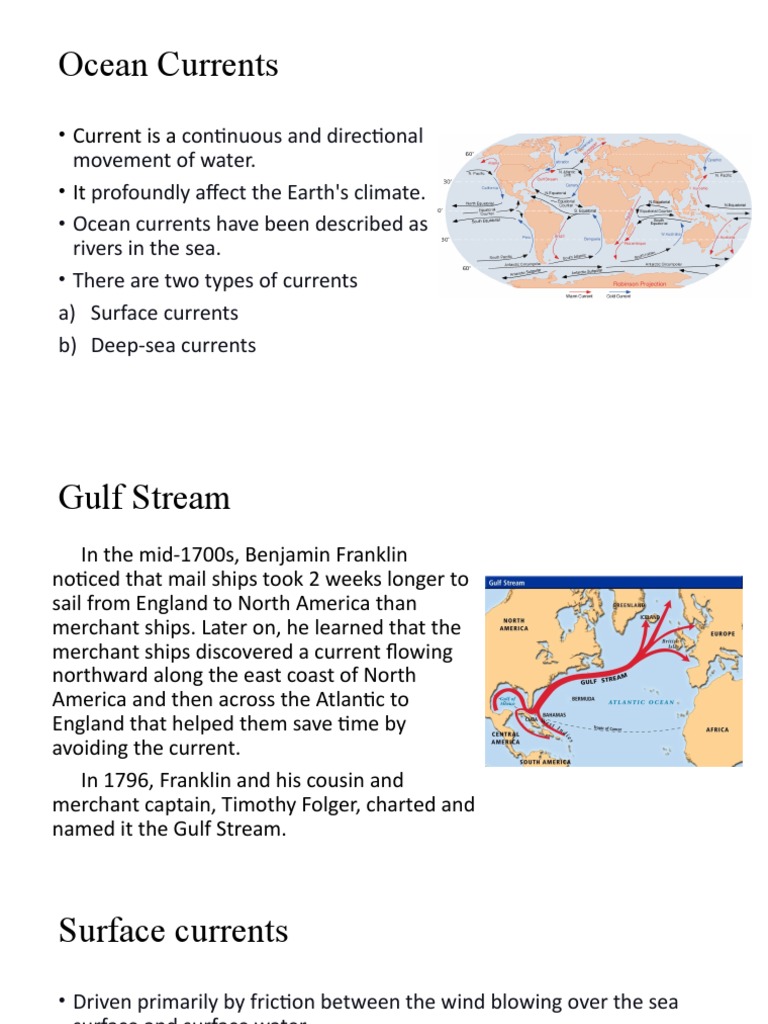 Ocean Currents: - Current Is A - It | PDF | Oceans | Oceanography