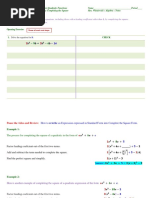 Class IX Heron's Formula Worksheet | PDF | Area | Triangle