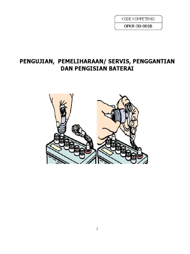 Job Sheet Baterai | PDF