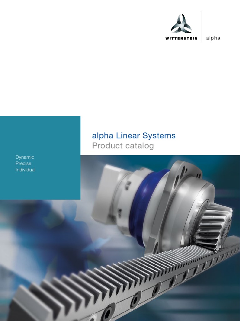 Product Catalog: Alpha Linear Systems | PDF | Screw | Transmission ...