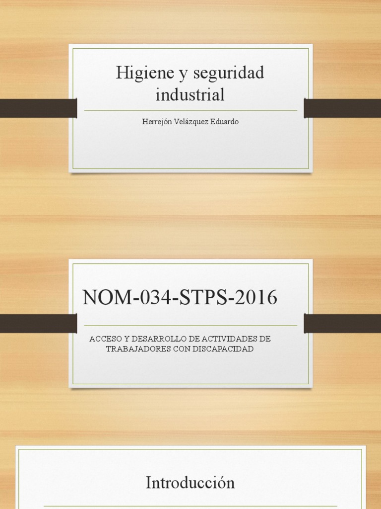 Nom 034 STPS 2016 | PDF