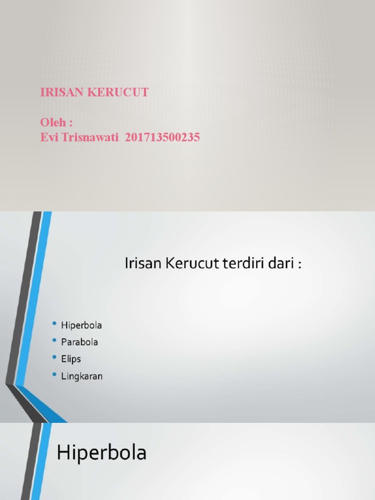 File PPT Tugas ICT Irisan Kerucut | PDF
