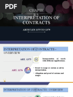 Chapter 5. Interpretation of Contracts | PDF | Statutory Interpretation | Ambiguity