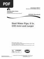 ANSI AWWA C104 - A21.4-16 - Cement-Mortar Lining For Ductile-Iron Pipe and Fittings | PDF | Pipe ...