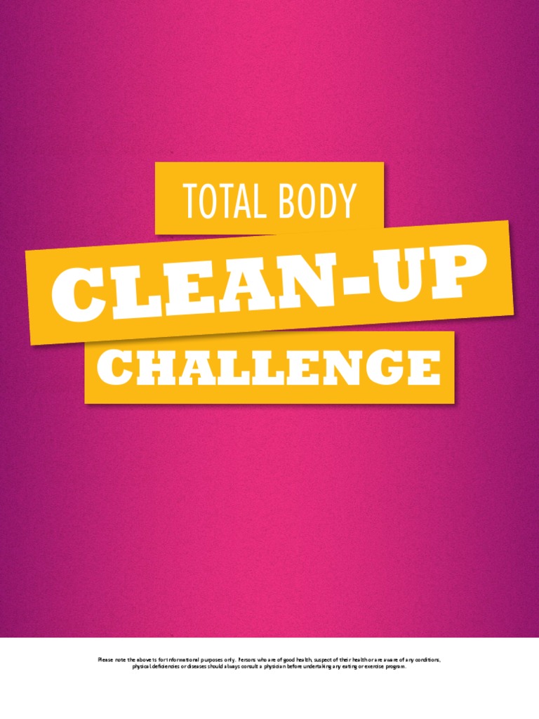 Total Body Clean-Up Challenge Guide | PDF | Sucrose | Whole Grain