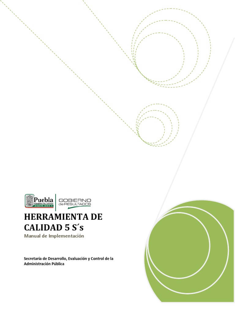 Manual De Las 5s Pdf Calidad Comercial Residuos