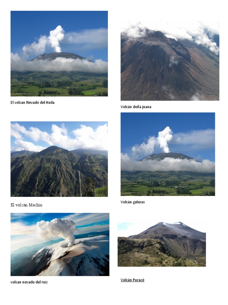 Volcanes de Colombia | PDF