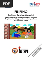 Filipino 2 - Q2-M6 Pagpapahayag Ang Sariling Ideya, Damdamin o Reaksyon | PDF