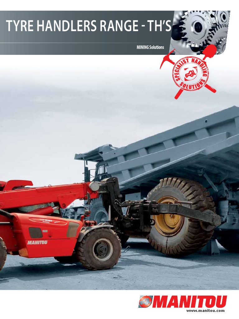 Manitou Tyre Handler Solutions | PDF | Machines | Land Vehicles