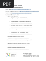 Year 8 Chemistry Test With Answer Sheet | PDF | Solution | Solubility