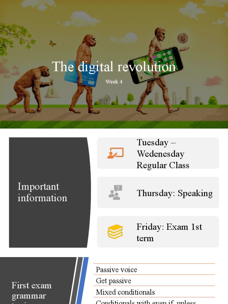 The Digital Revolution | PDF | Verb | Language Mechanics