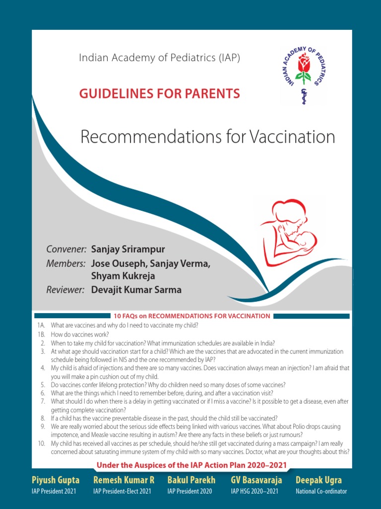 CH 11 IAP Parental Guide On Vaccination | PDF | Vaccines | Vaccination