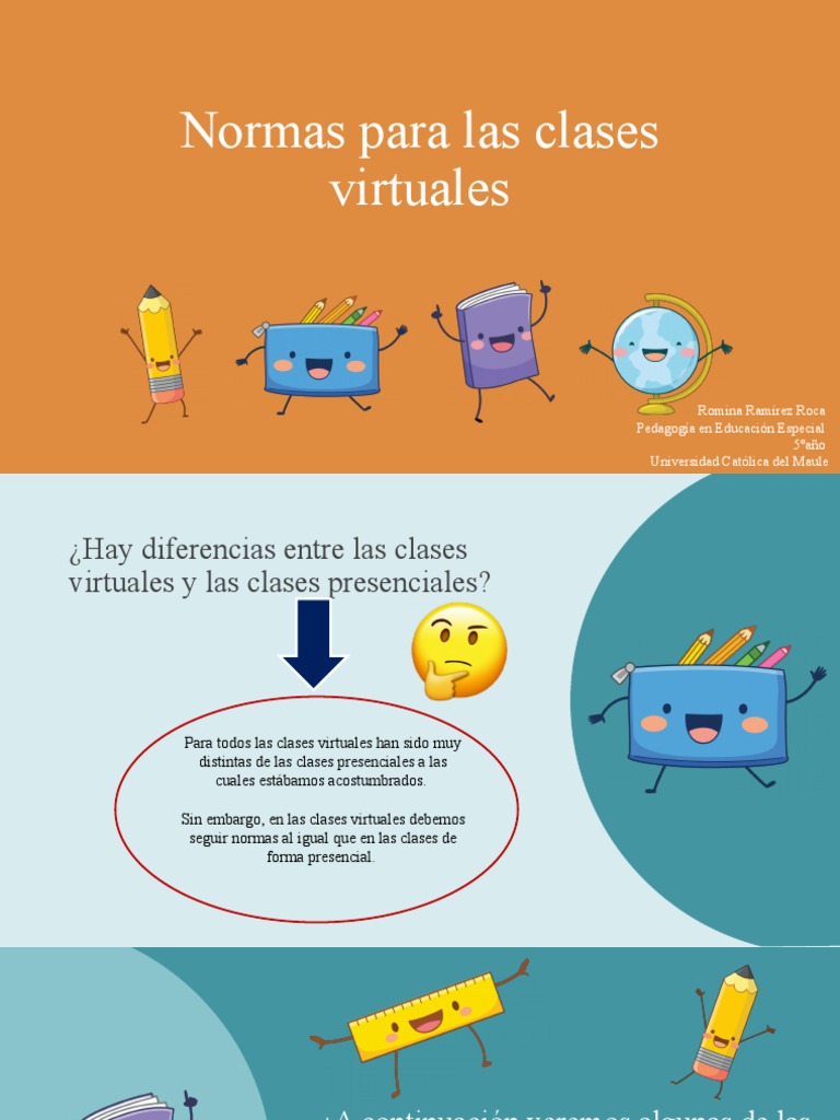 Normas para Clases Virtuales | PDF