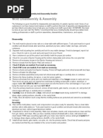 Mold Design Check List | PDF | Manufactured Goods | Equipment