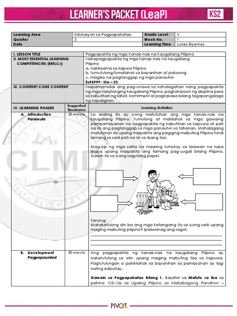 Leap Esp Q3 W1 | PDF