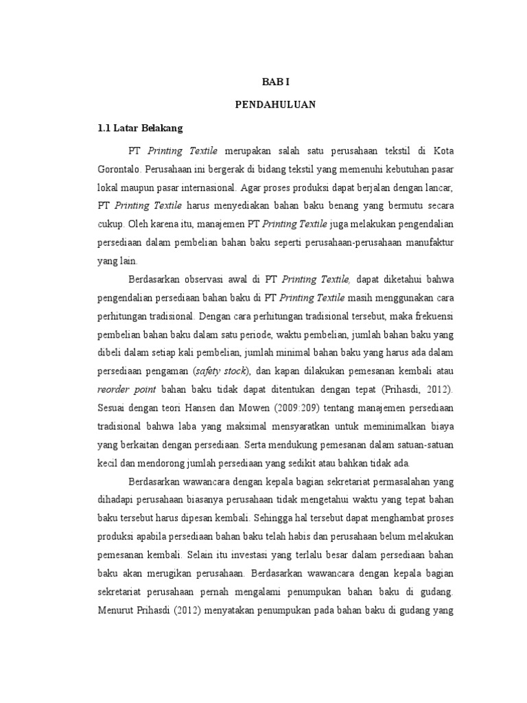 Mini Riset | PDF