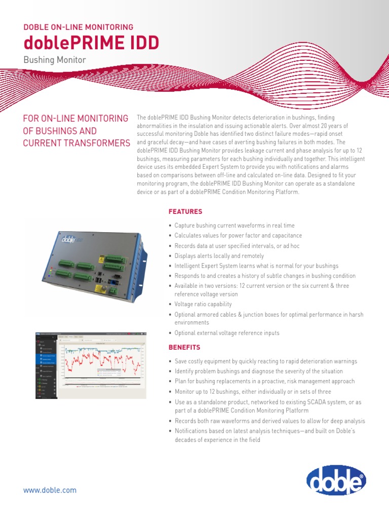 DoblePRIME IDD Bushing Monitor: An Intelligent Device for Online ...